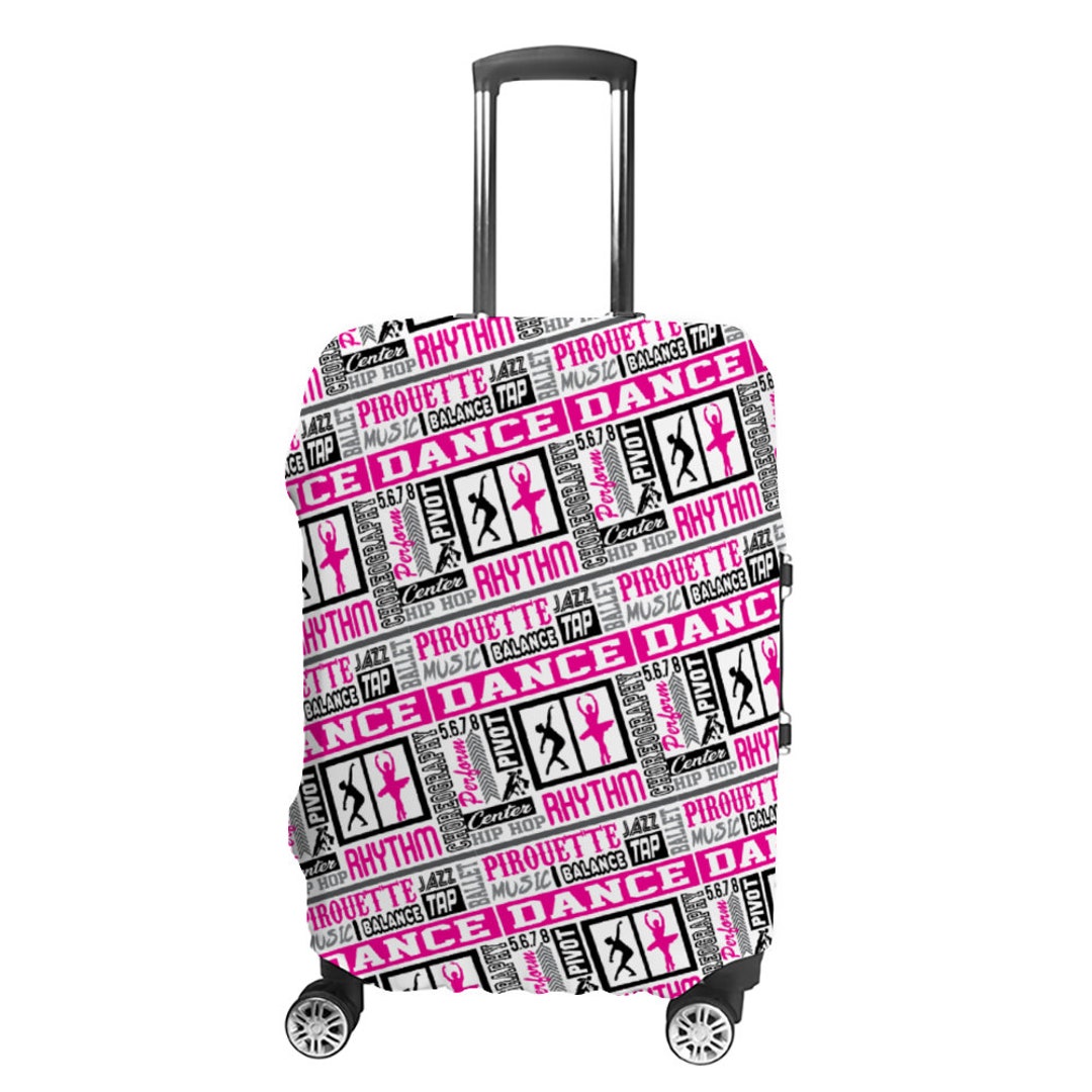 Womens Dance Luggage Cover, Dancer Suitcase Protector for Vacations or ...