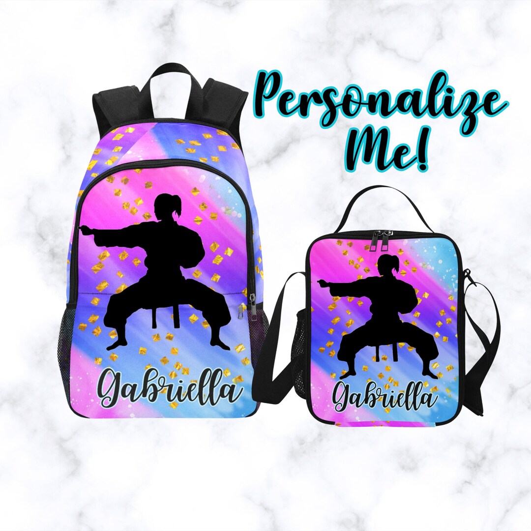 Personalized Kid Backpack for Karate Girls, Karate Backpack With ...