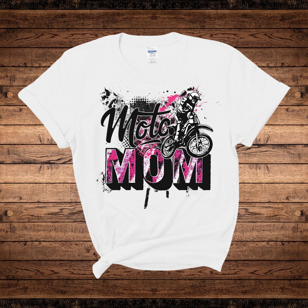 Motocross Mom Shirts, Gift for Dirt Bike Mom, Gameday Tshirts for ...