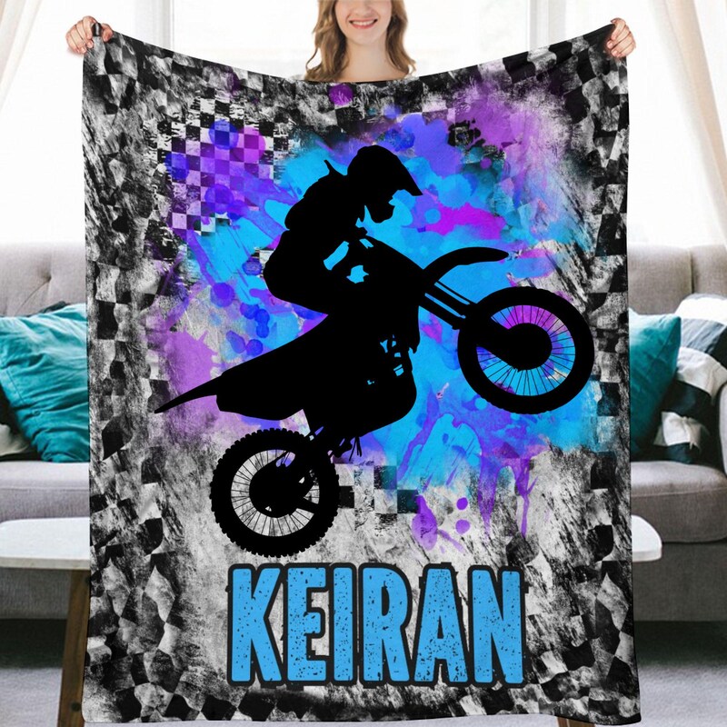 Kids Motocross Blankets - Etsy