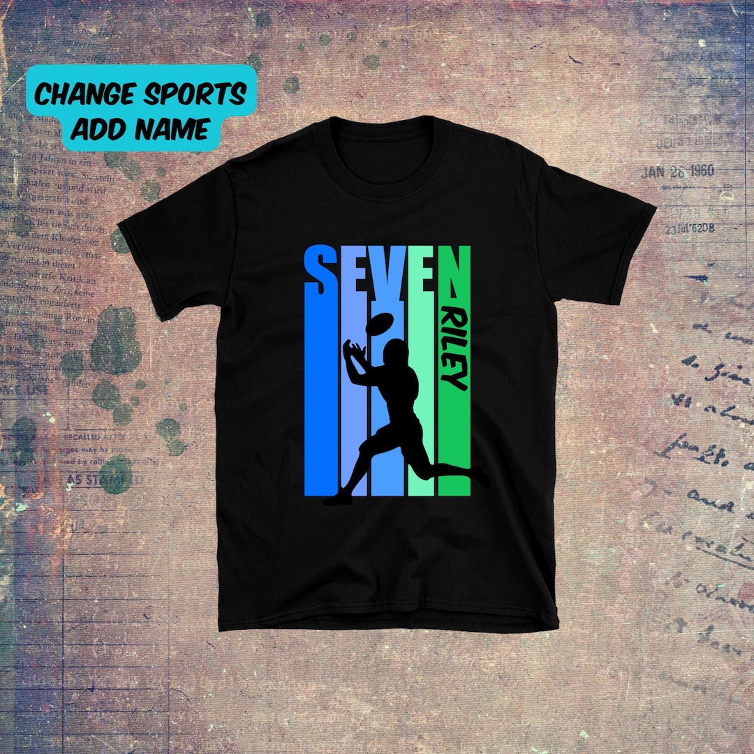 Kids Personalized 7th Birthday American Football Shirt - Boys 7 Today ...