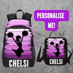 Personalized Backpack for Cheerleading Girls - Cheerleader Backpack ...