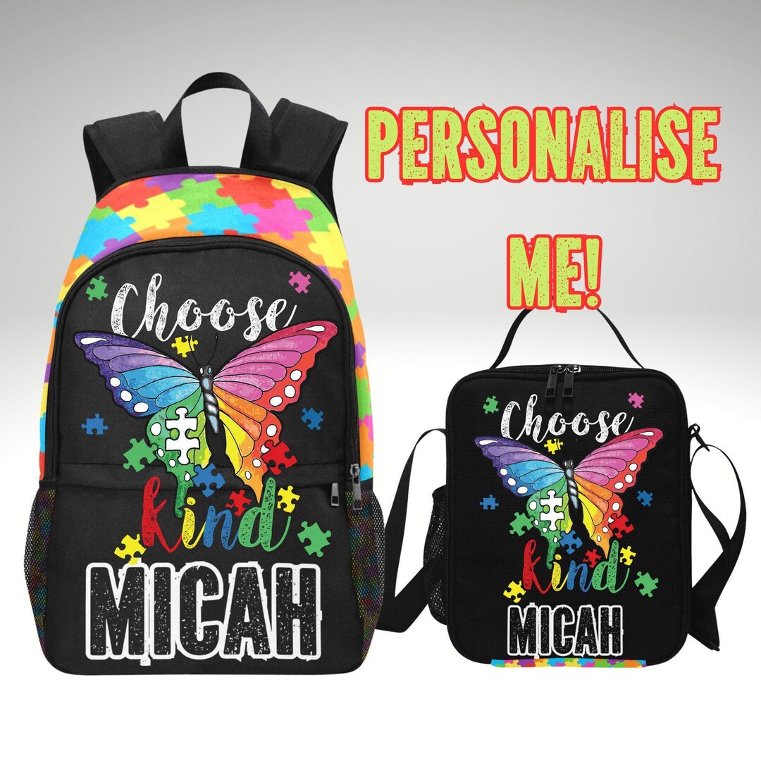 Choose Kindness Autism Backpack - Back to School Backpack for Autistic ...