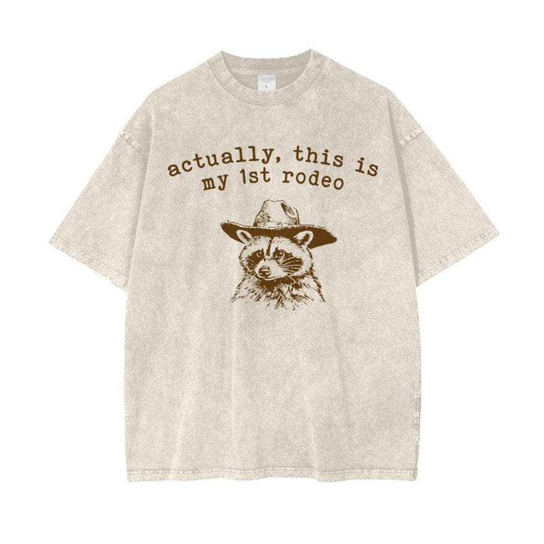 Actually This is My First Rodeo Shirt, Funny Rodeo Shirt for Men or ...