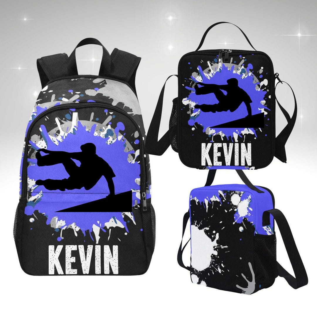 Boys Backpack for Parkour Kids, Personalized Free Runners Backpack and ...