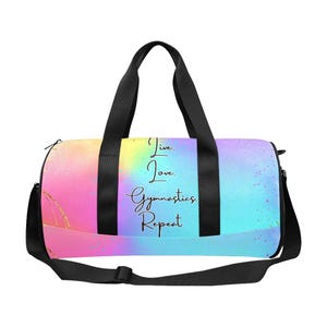 Personalised Duffel Bag for Dancers - Dancers Bag Fully Customized ...