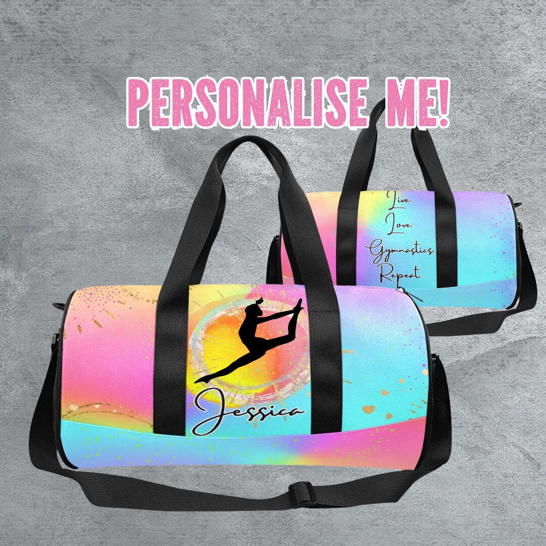 Personalised Duffel Bag for Dancers Dancers Bag Fully Customized Custom ...