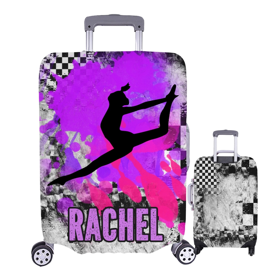 Custom Dance Girls Luggage Cover, Custom Suitcase Cover for Dance ...