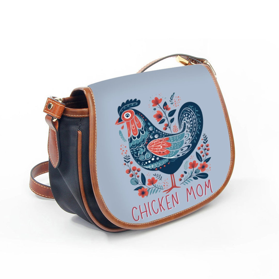 Chicken Mom Crossover Bag, Chicken Bag for Women, Messenger Bag With ...