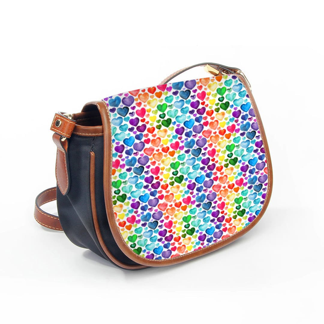 Womens Gay Pride Bag, Cross Body Bag for LGBTQ Print, Gay Handbag for ...