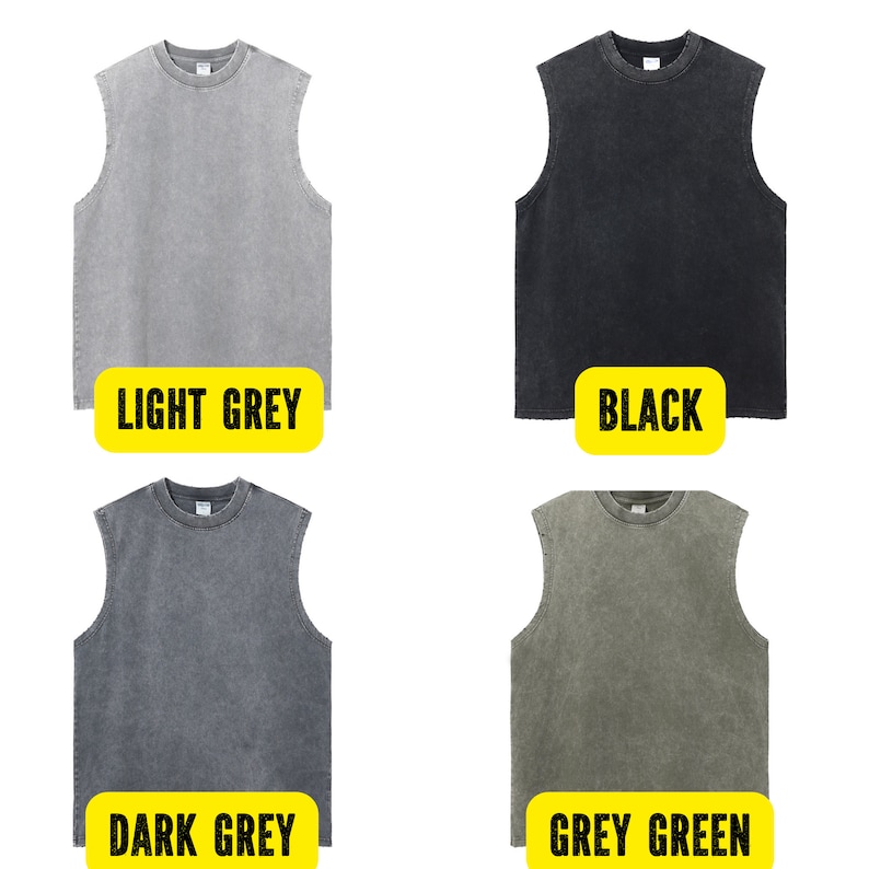 Men's Oversized Tank Tops, Sleeveless Distressed Tops for Men, Mens ...
