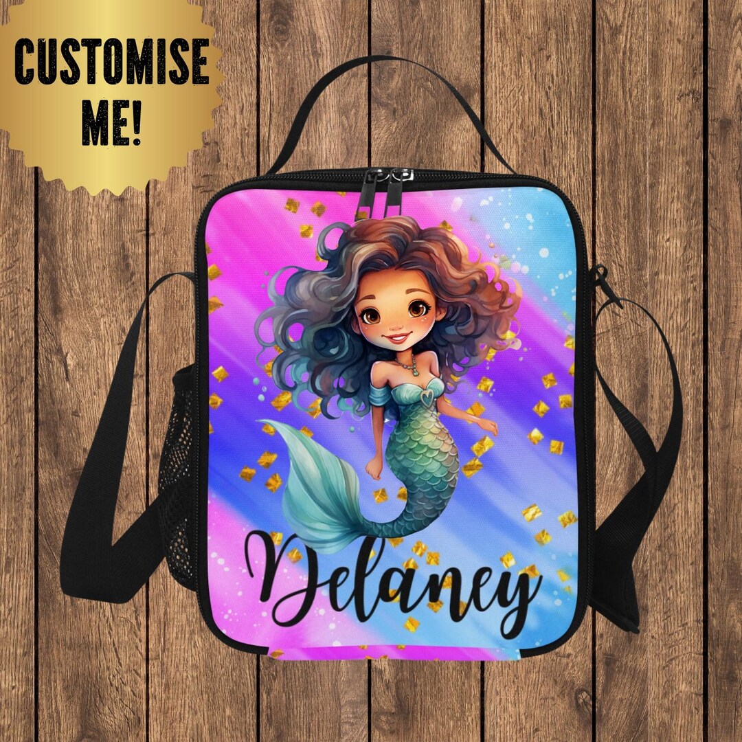 Custom Mermaid Lunchbag for Latina Girls, Lunchbags for Latina Mermaids ...