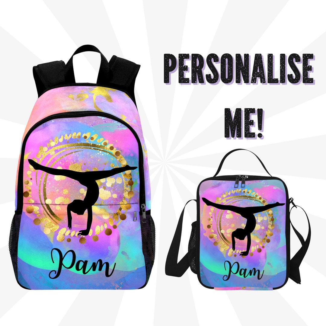 Personalized Gymnastics Backpack for Girls Custom Gymnastics - Etsy