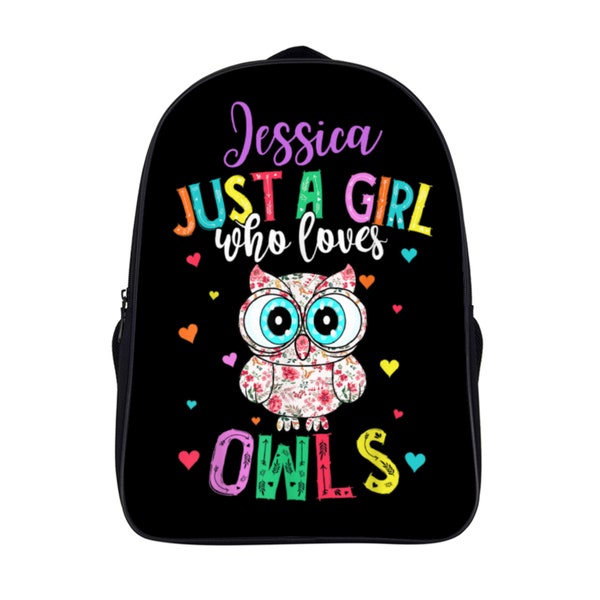 Owl Backpack - Etsy