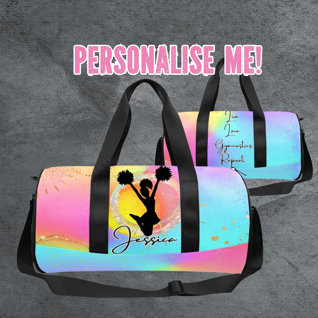 Personalized Duffle Bag for Cheerleaders, Cheerleading Backpack Bag ...