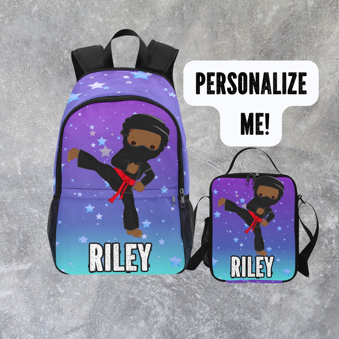 Boy Ninja Backpack for Kids Boy Backpack Who Loves Karate Jui Jitsu ...