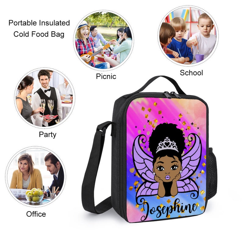 Personalized Lunch Box for Black Girls African American - Etsy