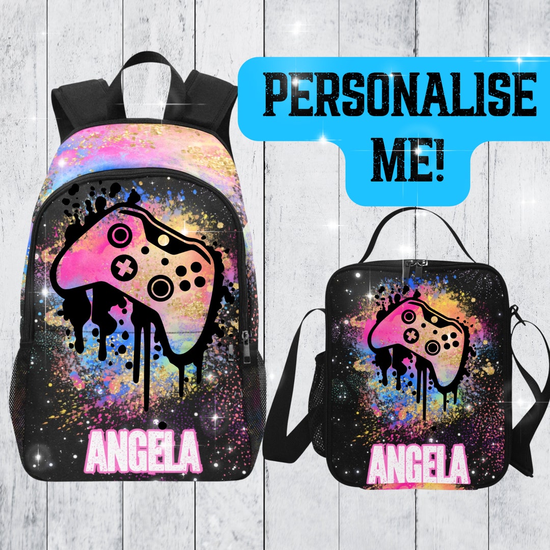 Personalized Gaming Backpack for Teens, Customized Gamer Bag for Kids ...