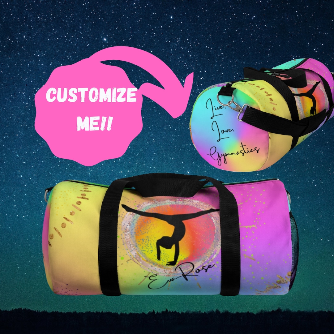 Personalized Duffle Bag for Gymnastics Girls Gymnastics Bag - Etsy