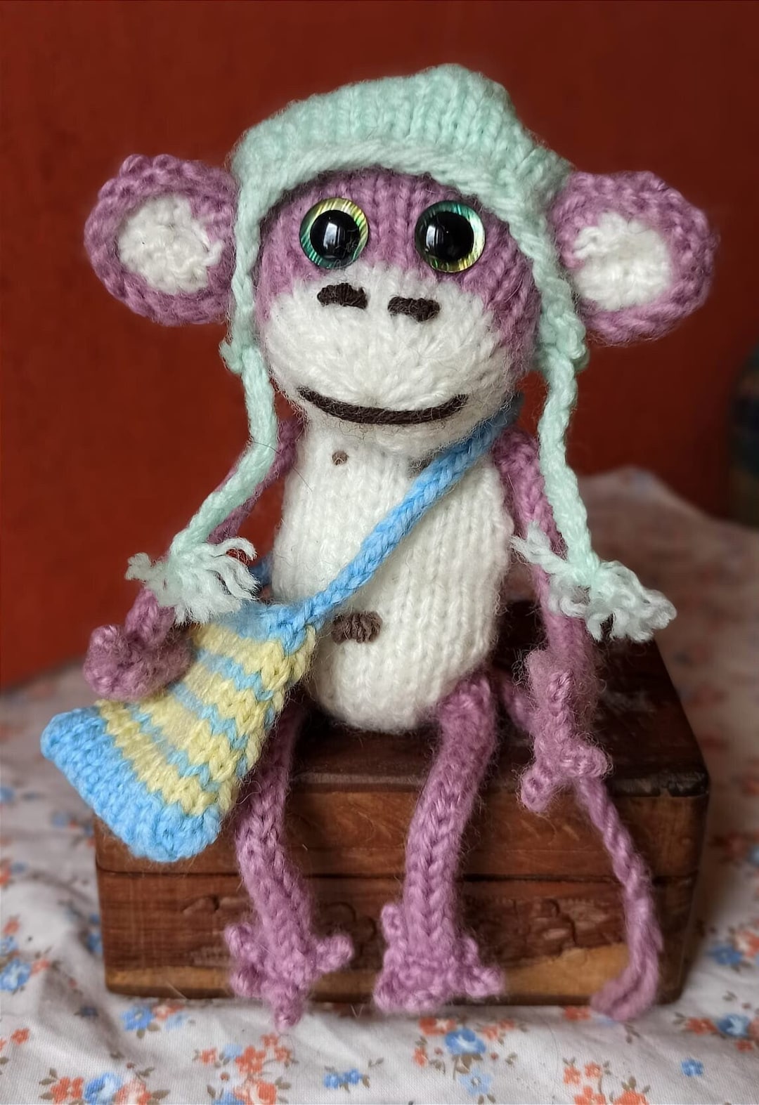 Monkey Knitting Patterns - Etsy