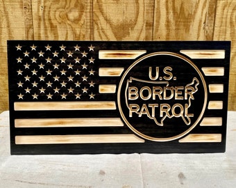 Border Patrol Flag | Etsy