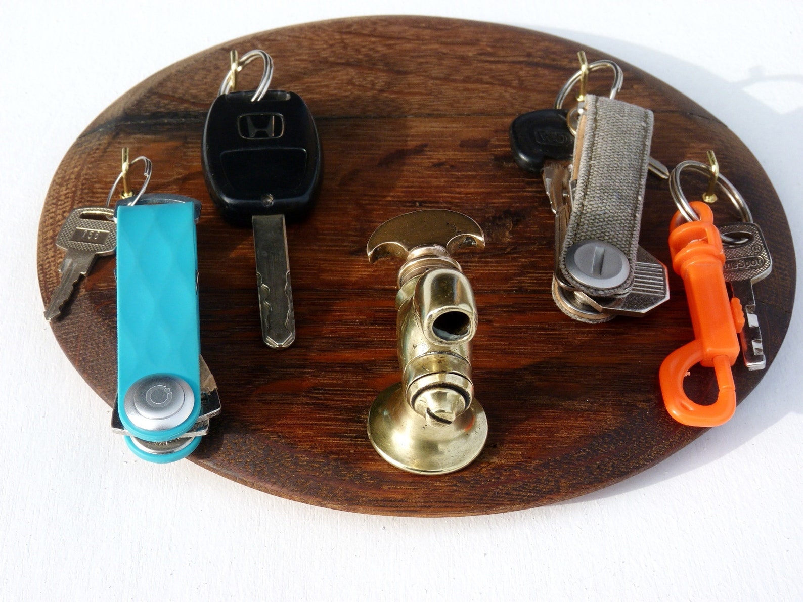 Unique Rustic Round Jewellery Organizer Key Holder Key Rack | Etsy