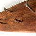 Handmade 7 Hooks Dark Pine Wood Key Holder | Key Rack | Wall Mounted ...