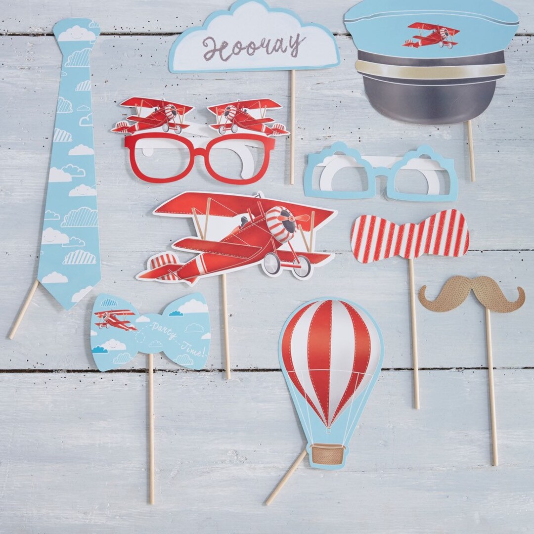 Aeroplane Photo Props, Aeroplane Party Props, Aeroplane Party ...
