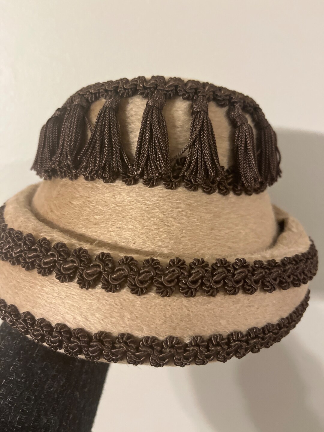 Vintage Gladys & Belle Tassel Hat, Felt Hat, - Etsy