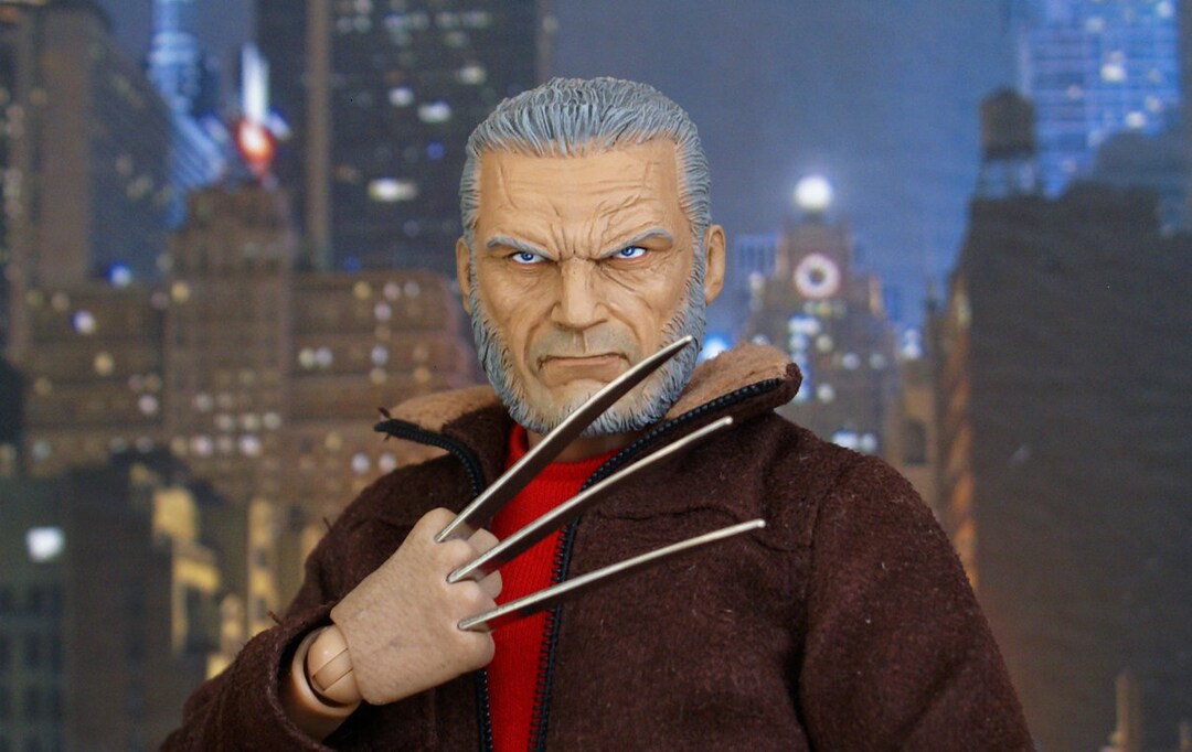 1/6 Custom Marvel Old Man Logan Head Sculpt by Numo for Action Figure ...