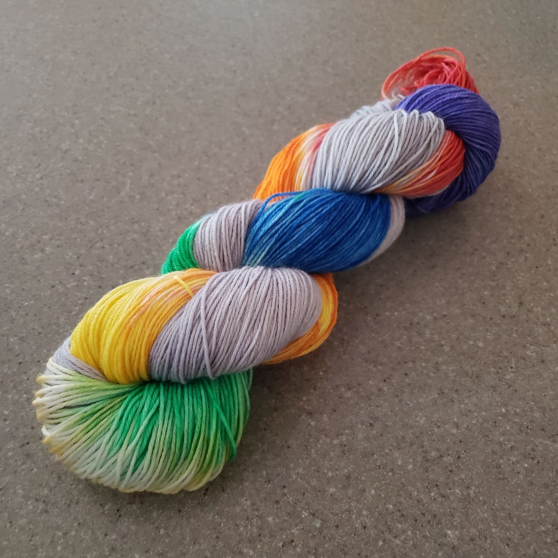 Everyday Pride Hand Dyed Rainbow Variegated Yarn Superwash | Etsy
