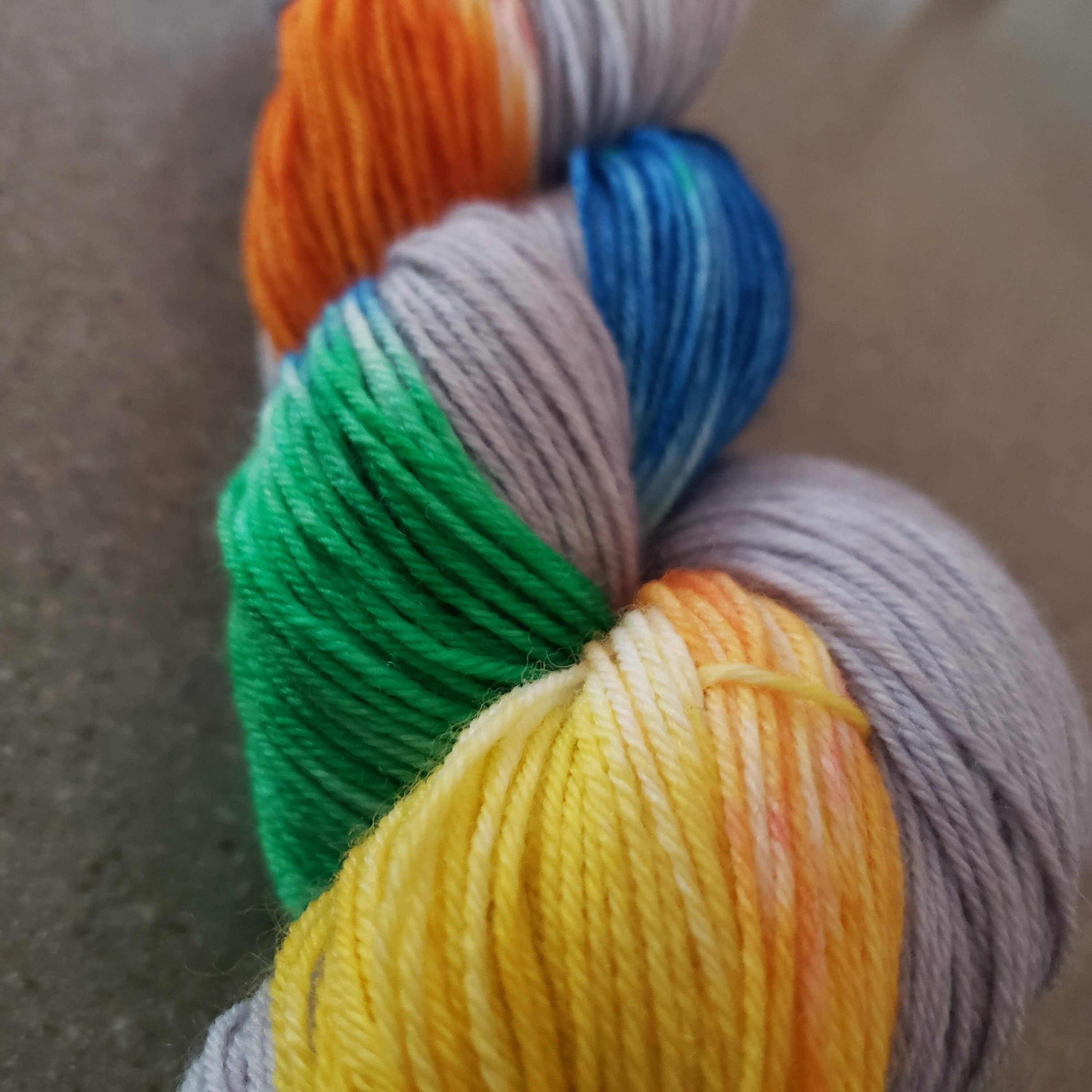 Everyday Pride Hand Dyed Rainbow Variegated Yarn Superwash | Etsy