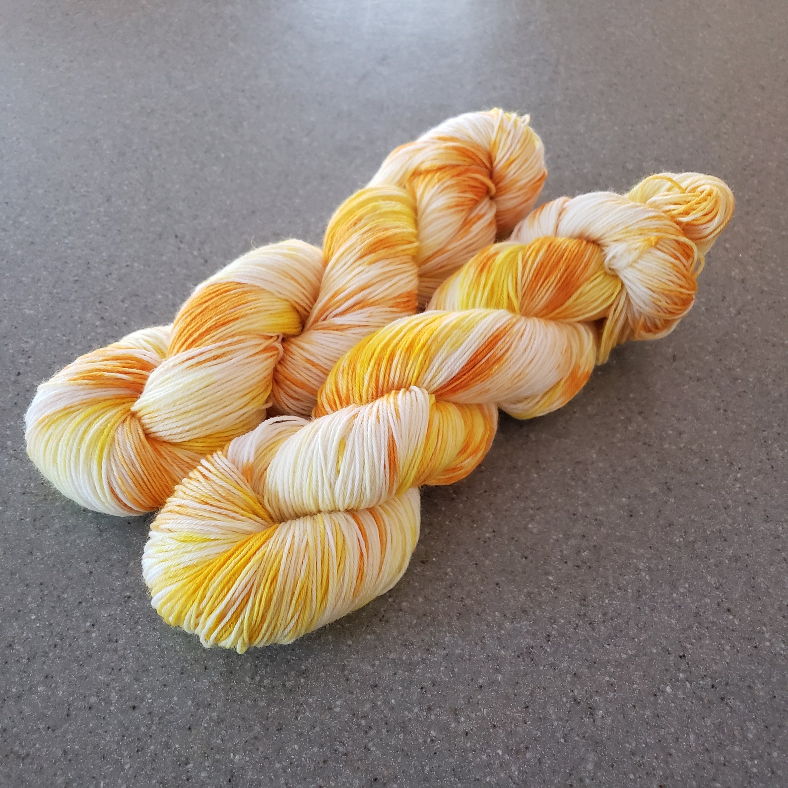 Candy Corn - Hand Dyed Variegated Yarn - Superwash Merino Wool/nylon ...