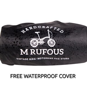 Bicycle Saddle Bag, Brown Vintage Leather Tool Bag, Motorcycle Saddle ...