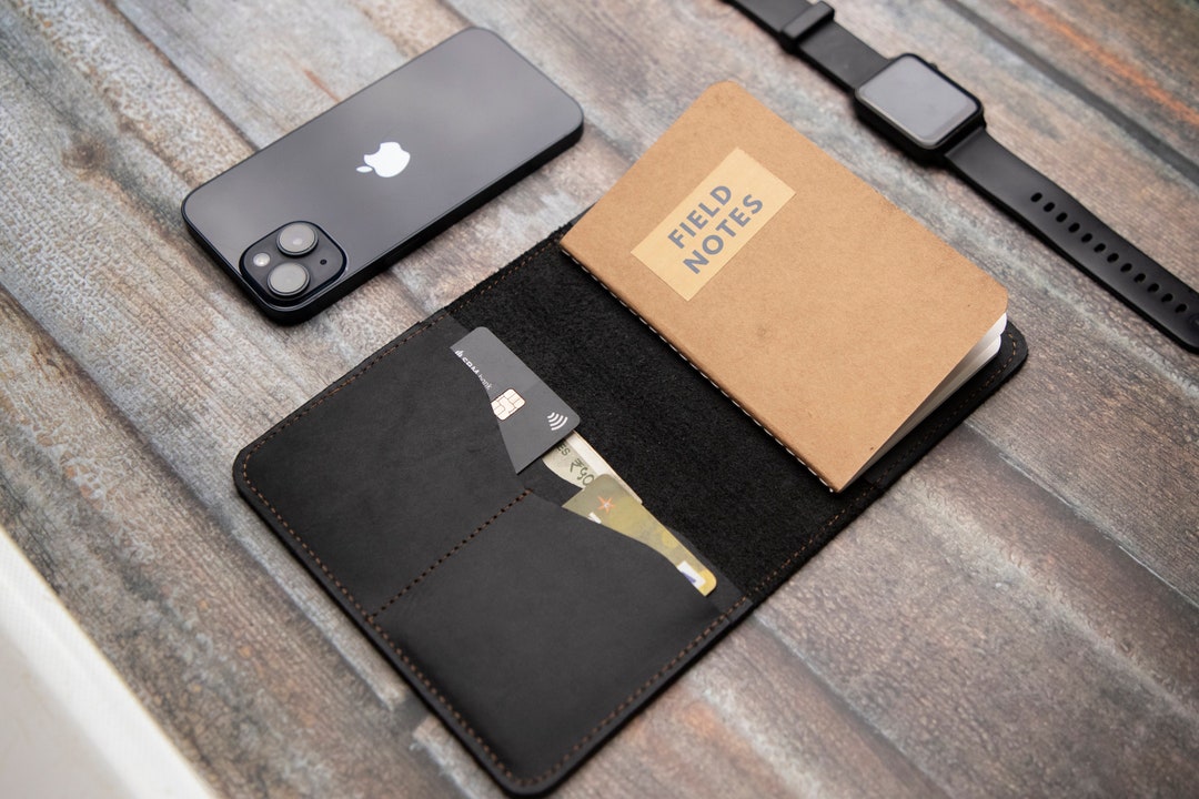 Personalized Leather Journal Cover for Moleskine Notebook Pocket Size 3 ...