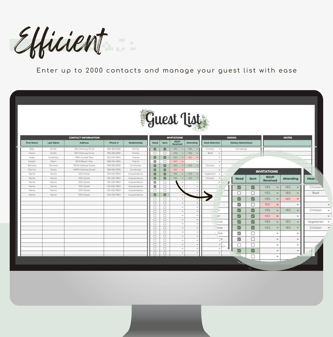 Ultimate Event Planning Template for Google Sheets Automated - Etsy