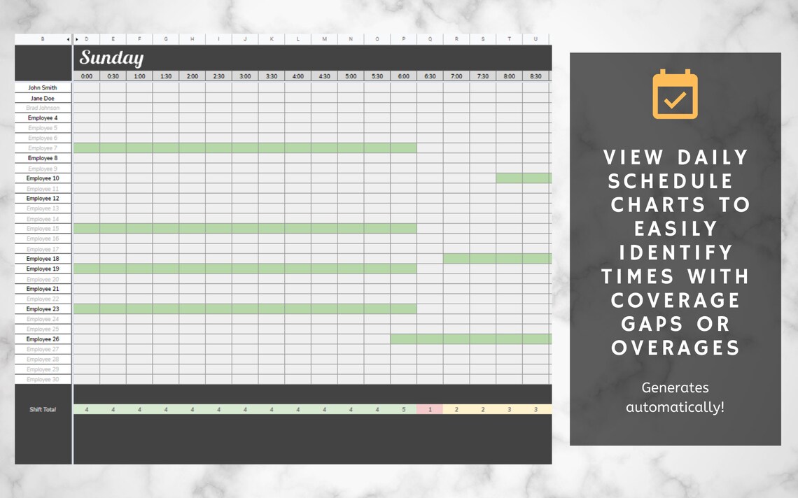 Employee Shift Schedule Template Google Sheets Assetpase