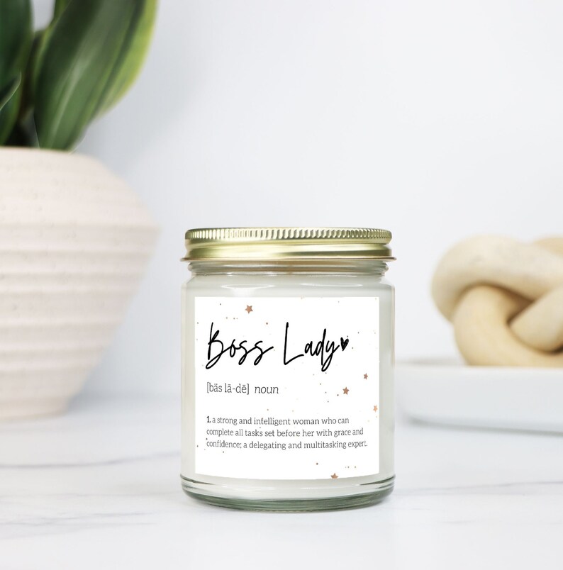 Boss Lady Gift | Boss Lady Candle | Gift for Women | Coconut Soy Candle ...