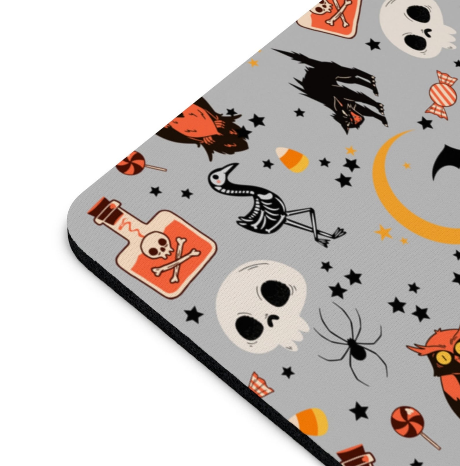 Spooky Doodles Mouse Pad | Halloween Mousepad | Trendy Office Decor ...