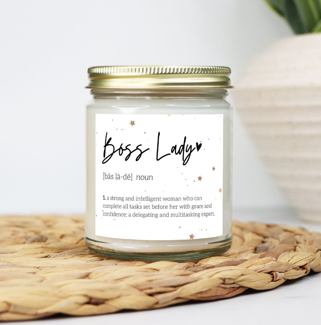Boss Lady Gift | Boss Lady Candle | Gift for Women | Coconut Soy Candle ...