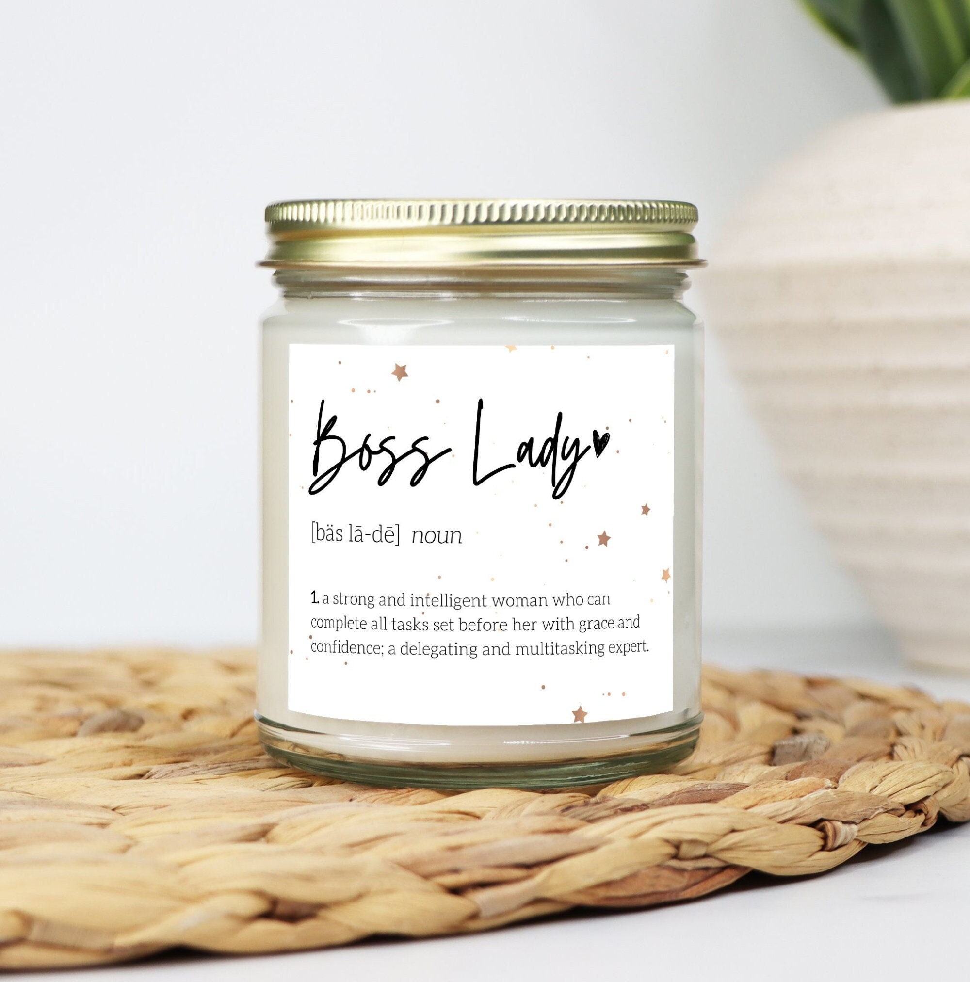Boss Lady Gift | Boss Lady Candle | Gift for Women | Coconut Soy Candle ...