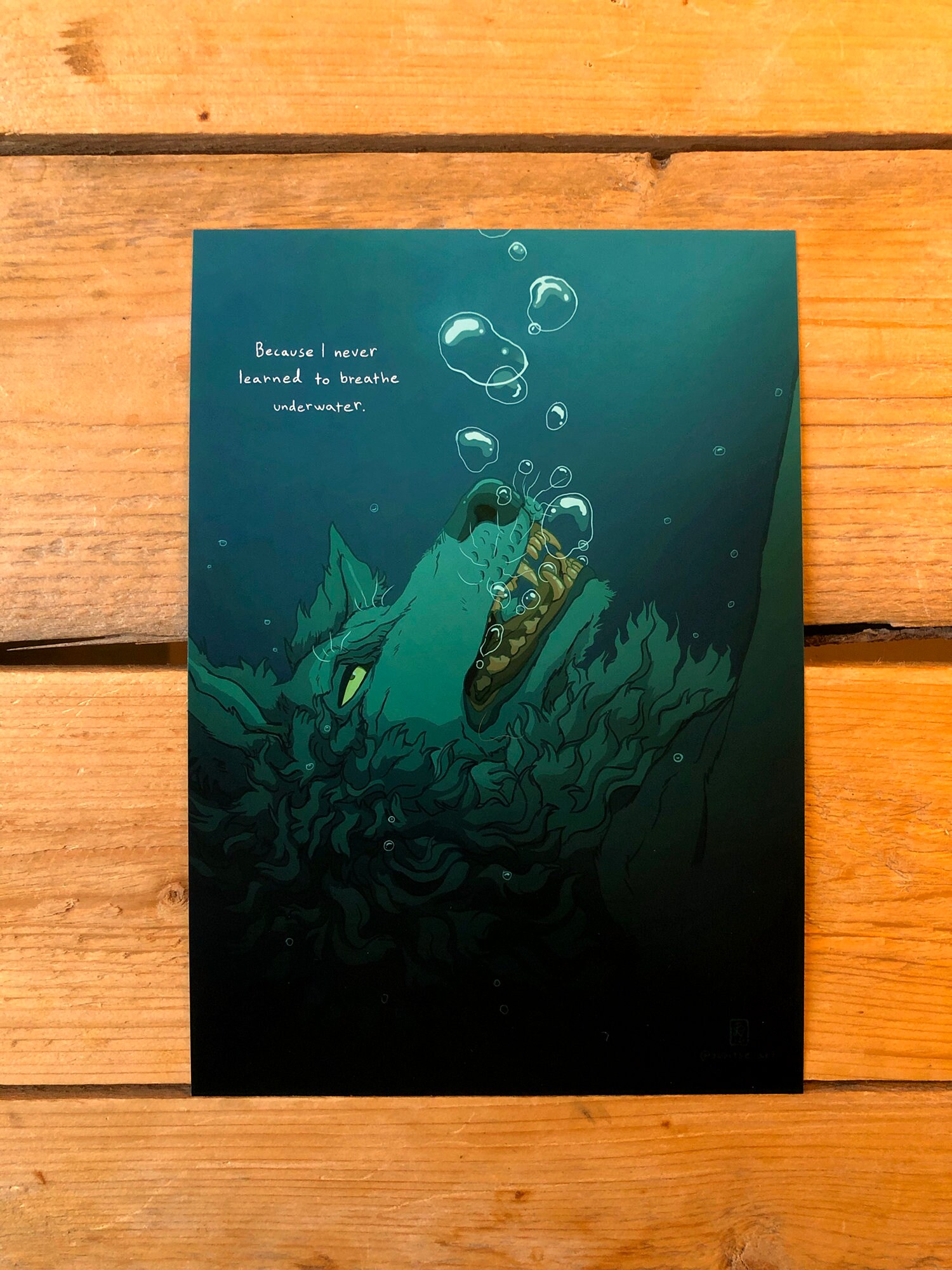 Drown - A4 / 11.7" X 8.27" AND A5 / 8.27 X 5.83 Comic Art Print, Sets ...