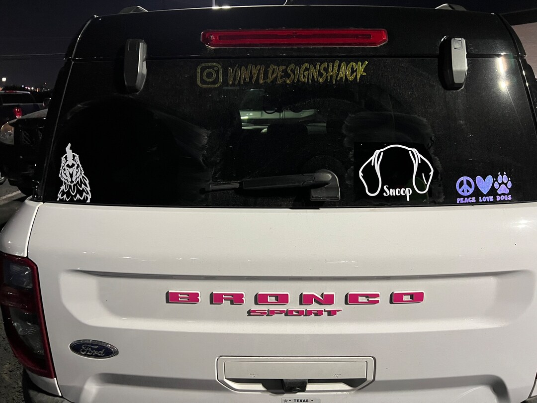 Car Custom Decal Stickers Vinyl Letters - Etsy