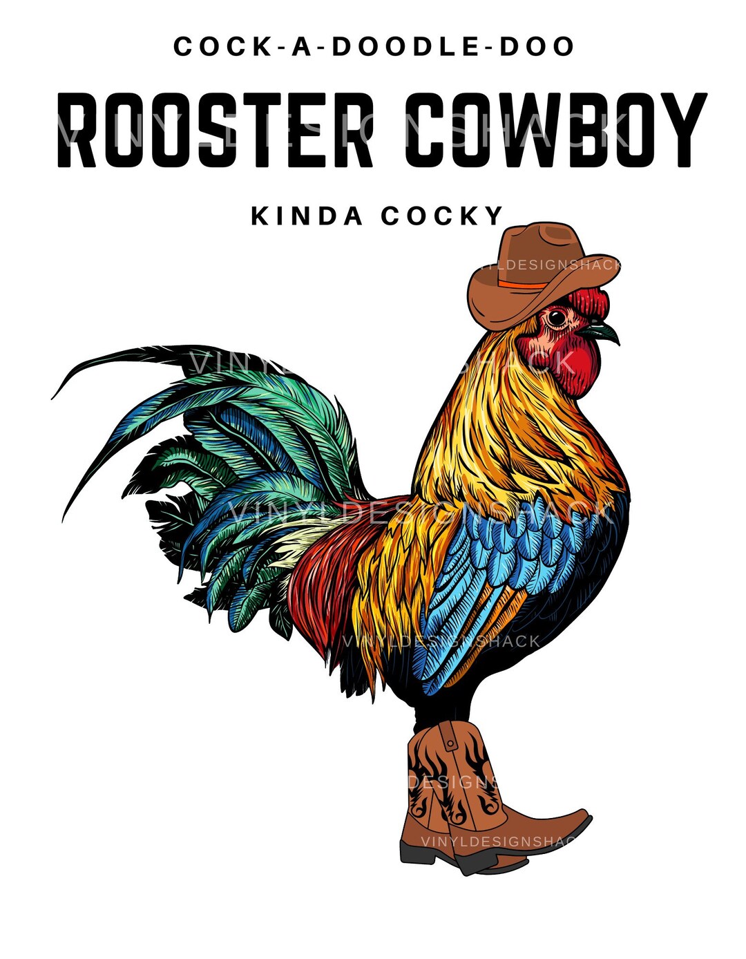 Rooster Cowboy Digital/png/sublimation File/digital Download - Etsy