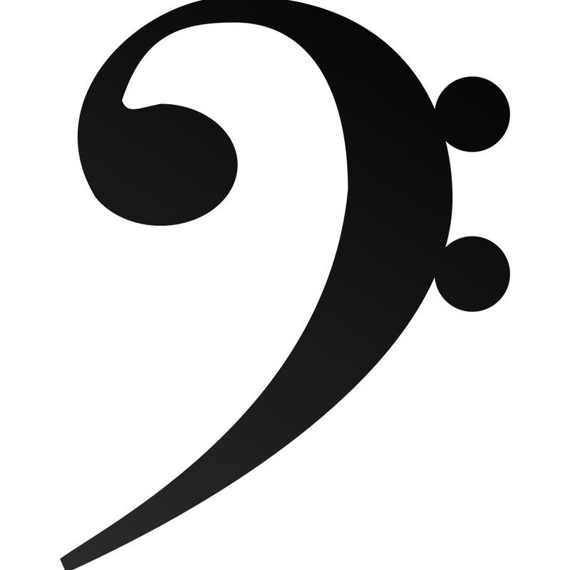 Bass Clef Art - Etsy
