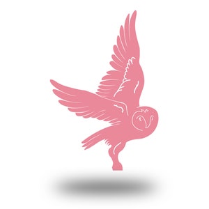 Metal Owl Fence Topper Garden Art Outdoor Ornaments Rusted Sculpture - Etsy