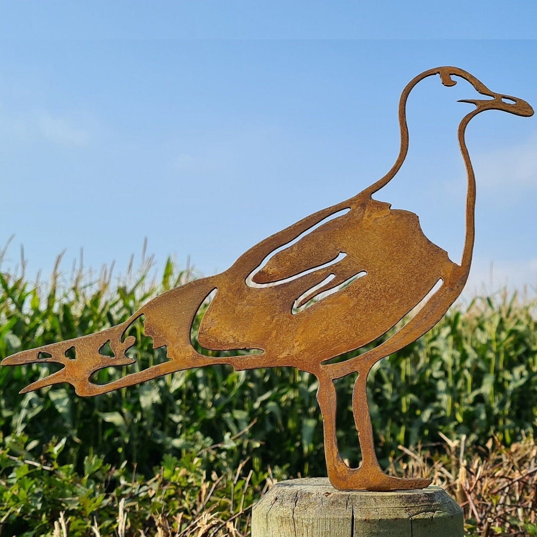 Metal Seagull Garden Art Outdoor Ornament Sculpture - Etsy