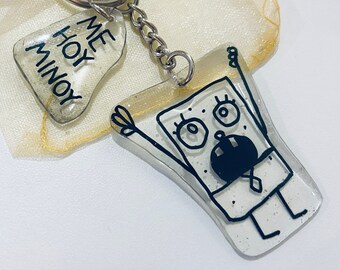 Spongebob Keychain | Etsy UK