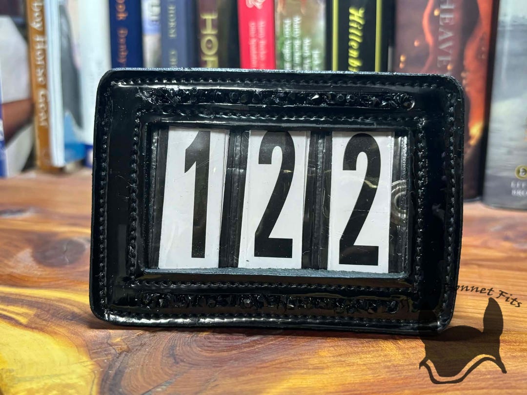 Bridle Number Holder - Etsy