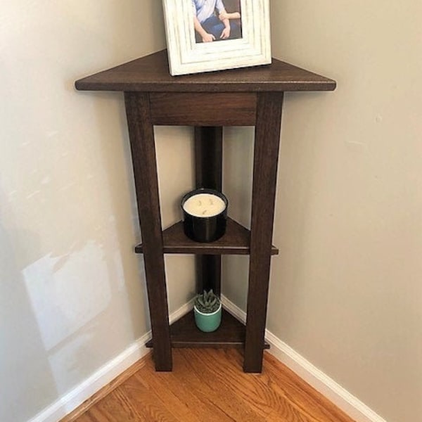 Corner Table - Etsy
